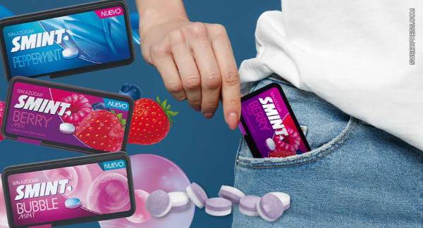 Smint lanza Smint Flat, su formato “más cool”, en tres sabores diferentes