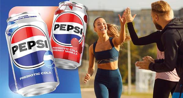 PepsiCo launches its first prebiotic cola with cane sugar