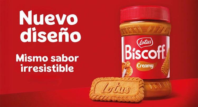 Lotus presenta su nuevo diseño para la crema Biscoff, inspirado en su ...