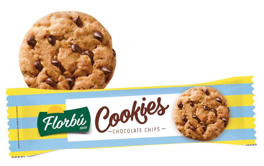 Cookies con chips de chocolate, de Florbú