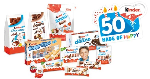 Kinder, medio siglo "haciendo felices a los niños"