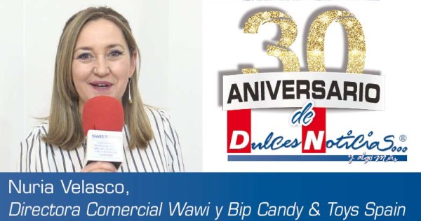 Nuria Velasco, directora comercial de Wawi y Bip Candy & Toys Spain